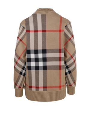 Burberry Vintage Checked Knitted Cardigan