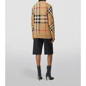 Burberry Vintage Checked Knitted Cardigan