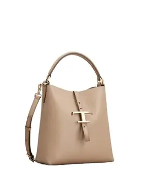 TOD'S Timeless Mini Bucket Bag - Beige