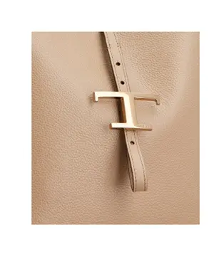 TOD'S Timeless Mini Bucket Bag - Beige