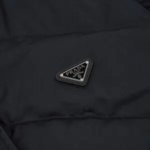 Prada Cropped Compact Poplin Down Jacket