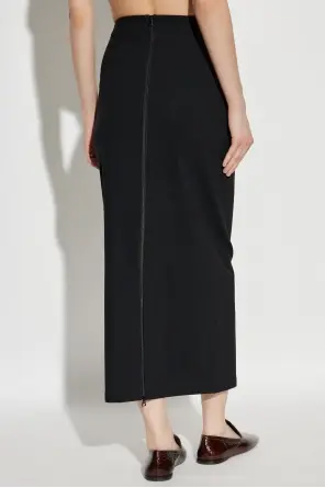 Issey Miyake Button Front Midi Skirt