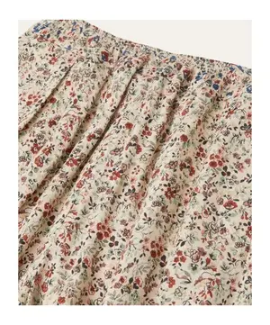 Loro Piana Floral Print Puffed Leg Trousers