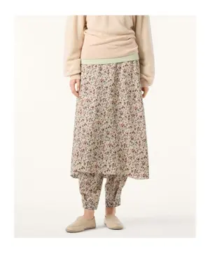 Loro Piana Floral Print Puffed Leg Trousers
