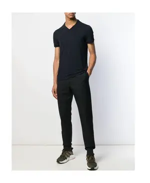Giorgio Armani Stretch Short-sleeved Jersey Polo Shirt