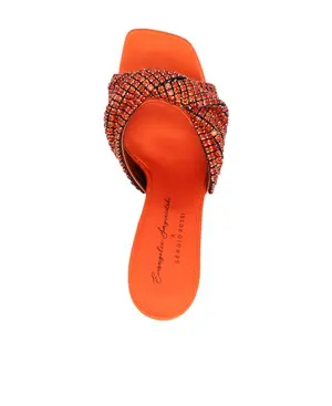 SERGIO ROSSI Embellished Heeled Sandals