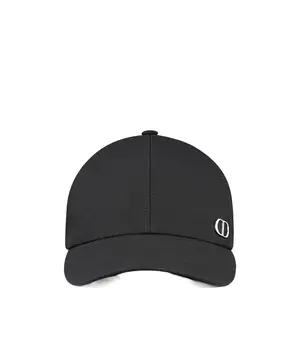 Dior Logo Plaque Baseball Cap - Black