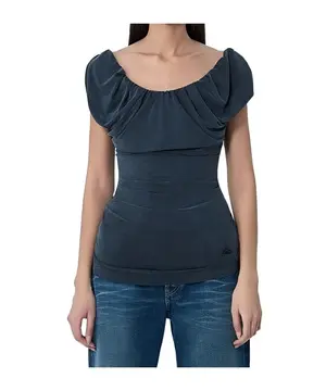 VIVIENNE WESTWOOD Elasticated Neckline Gathered Top
