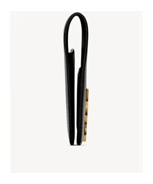 Saint Laurent Voltaire Passport Case - Black