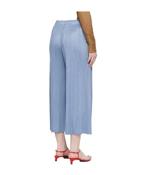 PLEATS PLEASE BY ISSEY MIYAKE Slim Leg Pleated Trousers