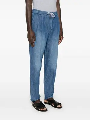 Brunello Cucinelli Pleated Drawstring Jeans