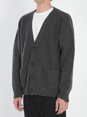 Bottega Veneta V-neck Knitted Cardigan - Black
