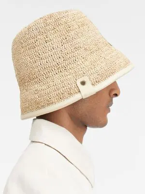 Jacquemus Le Bob Soli Bucket Hat - Ivory