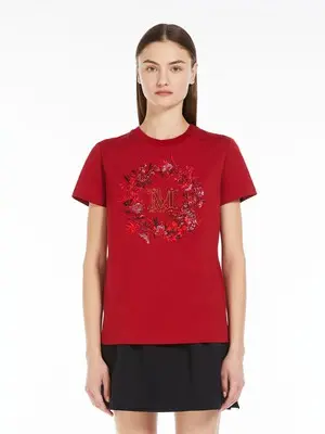 Max Mara Logo Embellished Crewneck T-shirt