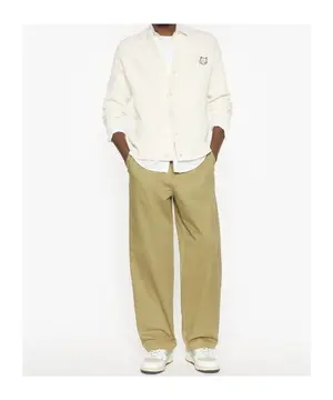 Maison Kitsuné Ribbed Knit Fox Head Cardigan