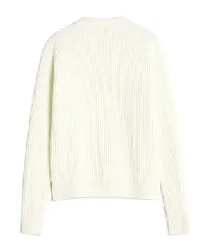 Maison Kitsuné Ribbed Knit Fox Head Cardigan