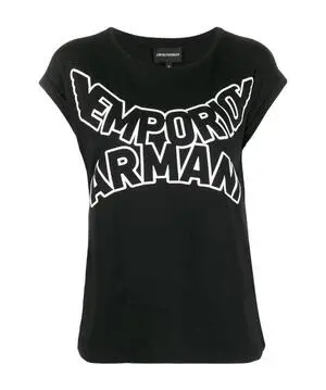 Emporio Armani Round Neck T-shirts For Women