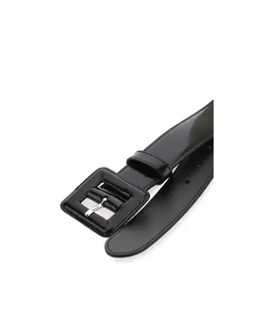 Prada Wide Patent Leather Belt