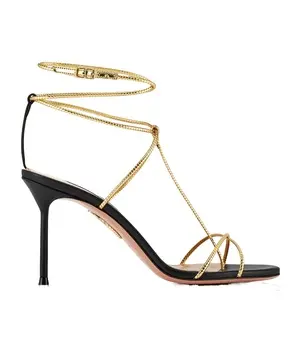 AQUAZZURA Open Toe Strappy Stiletto Sandals