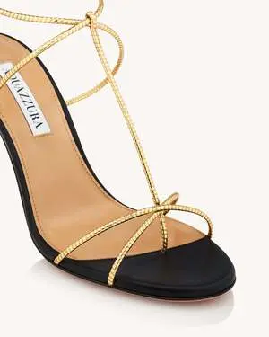 AQUAZZURA Open Toe Strappy Stiletto Sandals