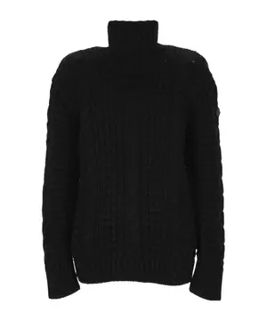 Moncler X Edward Enninful Cable Knit Turtleneck Jumper