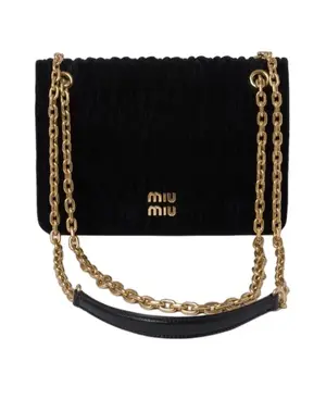 Miu Miu Matelassé Velvet Mini Bag