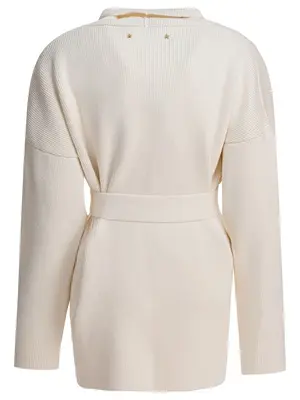 GOLDEN GOOSE Embroidered Belted Cardigan