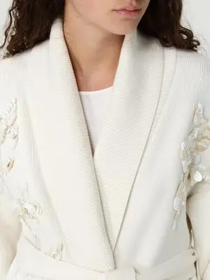GOLDEN GOOSE Embroidered Belted Cardigan