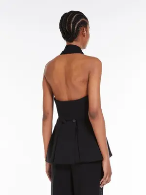 Max Mara Virgin Wool Suit Style Top