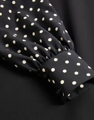 Valentino Garavani Polka Dot Sleeve Dress