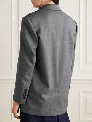 Brunello Cucinelli Long-sleeved Suit Coat - Black