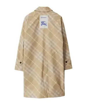 Burberry Reversible Check-printed Buttoned Car Coat