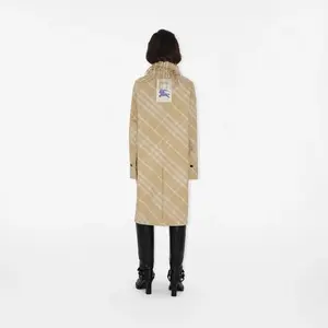 Burberry Reversible Check-printed Buttoned Car Coat