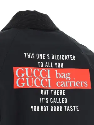Gucci Cotton Lyric-print Jacket