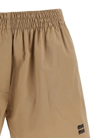 Miu Miu Poplin Shorts