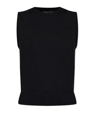 Dolce & Gabbana Sleeveless Round Neck Top