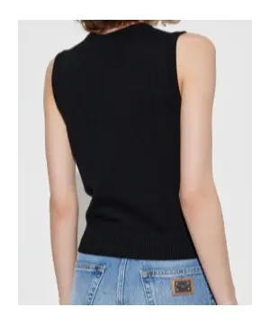 Dolce & Gabbana Sleeveless Round Neck Top