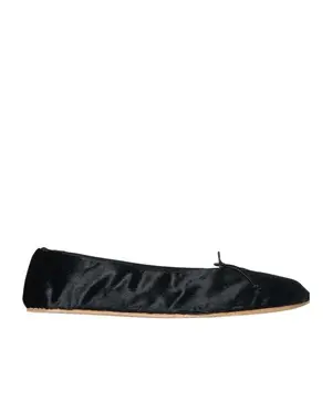 THE ROW Velvet Ballet Flats