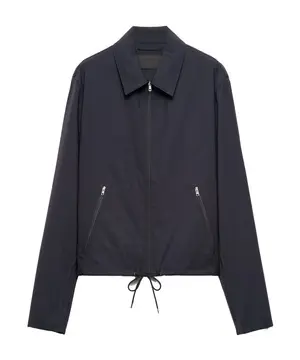 Prada Zip-up Blouson Jacket - Blue