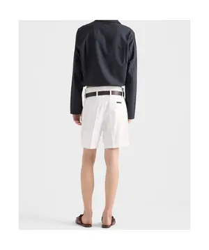 Prada Zip-up Blouson Jacket - Blue
