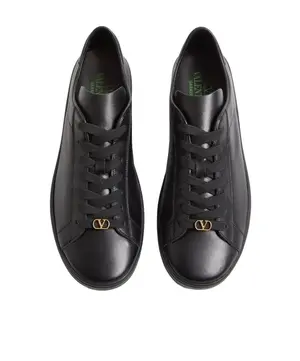 Valentino Garavani Royco Vlogo Signature Lace-up Sneakers - Black