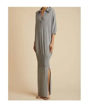 Khaite The Rue Fine-knit Maxi Dress
