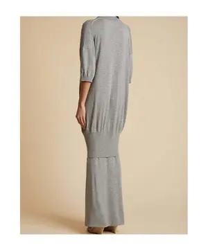 Khaite The Rue Fine-knit Maxi Dress