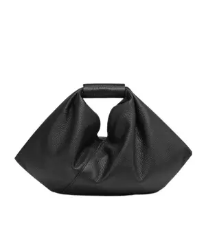 Women's Textured Leather Top Handle Bags