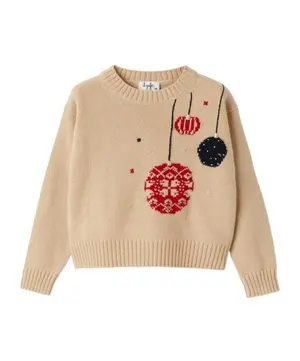 IL GUFO Intarsia-knit Jumper - Beige