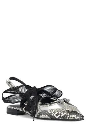 Pinko Belt-style Printed Flat-bottomed Sandals