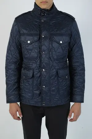 Burberry Emblem Cotton Suit - Navy
