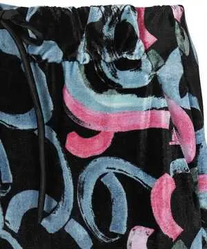 Emporio Armani Printed Velvet Skirt
