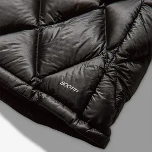 ROA Hooded Quilted Vest - Black