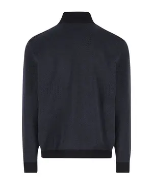 Loro Piana Roadster Half-zip Jumper - Black